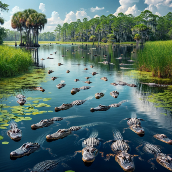 The Most Alligator-Infested Lake in Florida