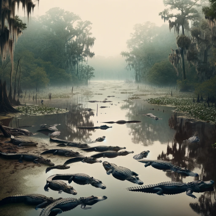 The Most Alligator Infested Lake in Mississippi